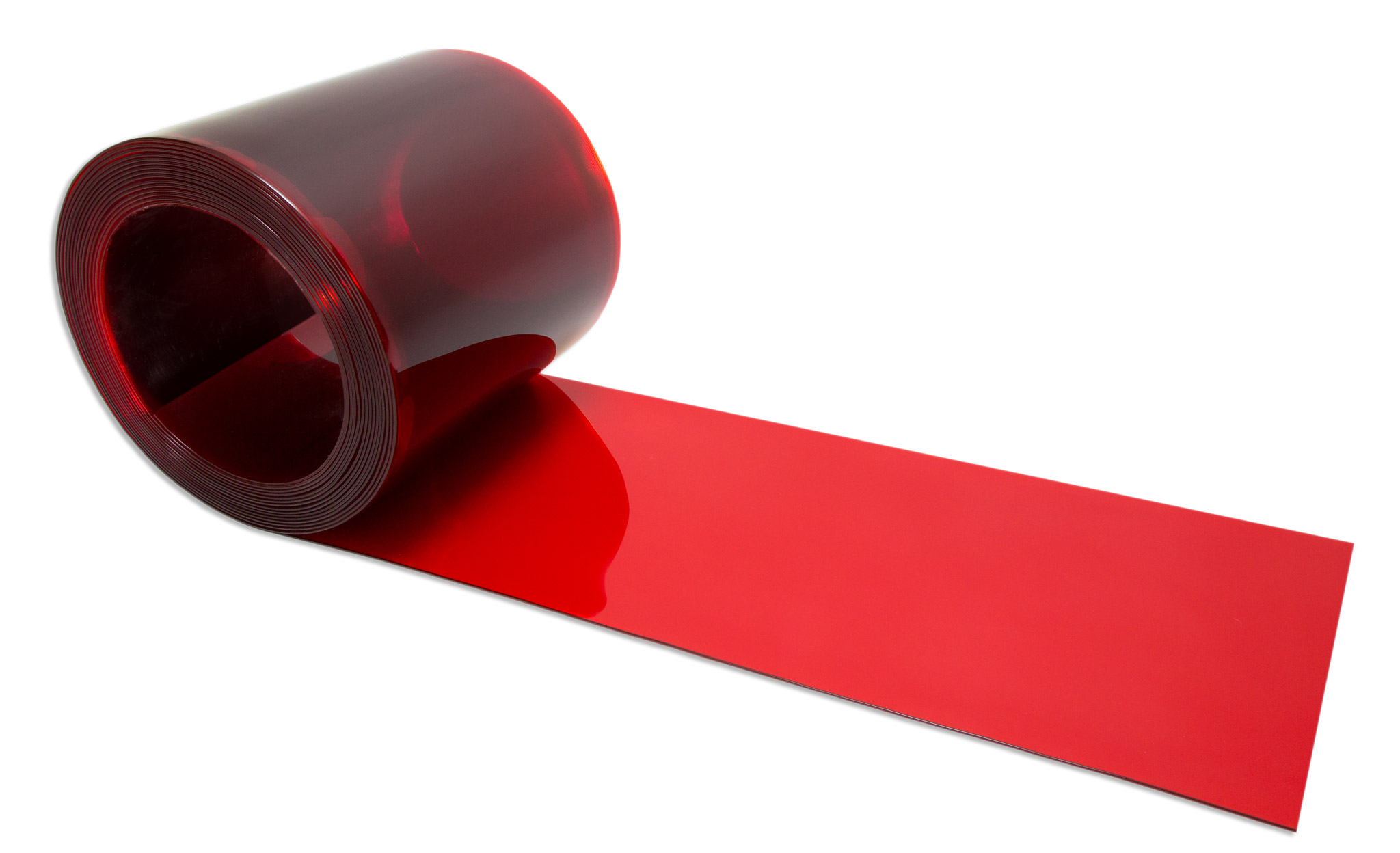 PVC Meterware rot transparent 300x3mm günstig bestellen | PVC-Fuchs24